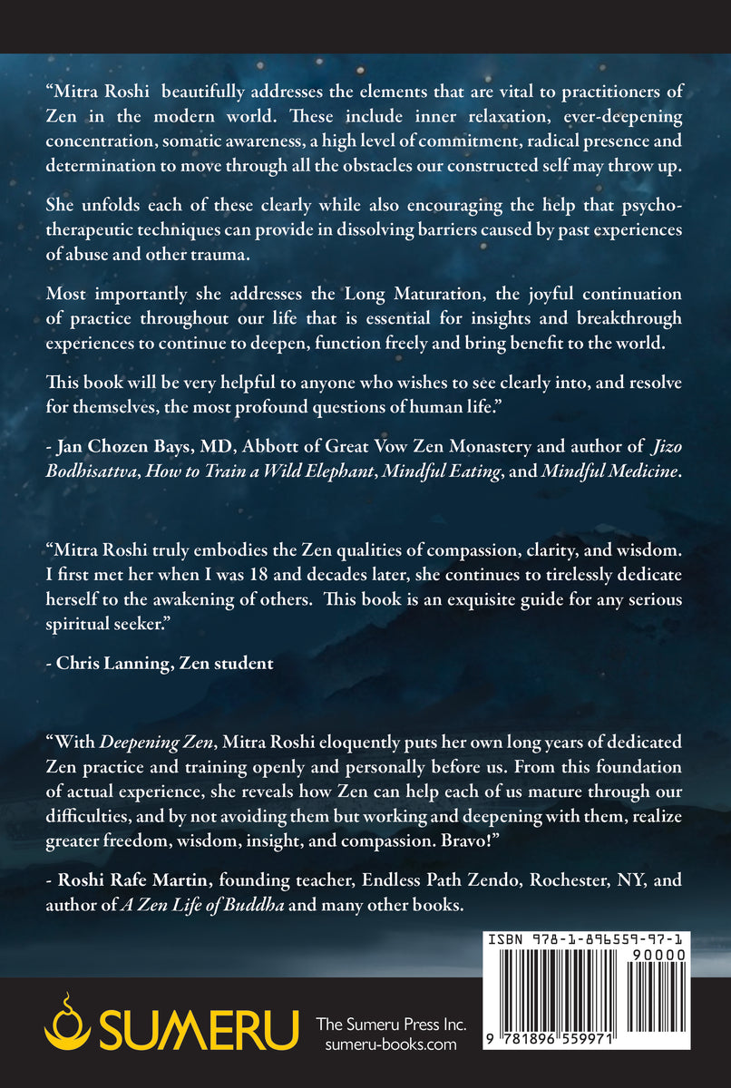 Deepening Zen – SUMERU BOOKS