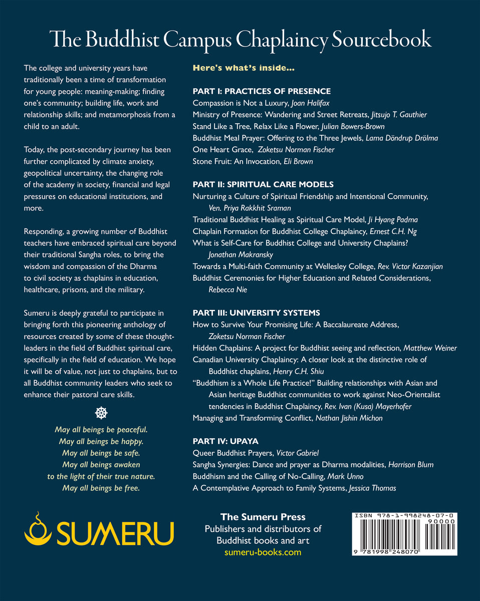 The Buddhist Campus Chaplaincy Sourcebook – SUMERU BOOKS